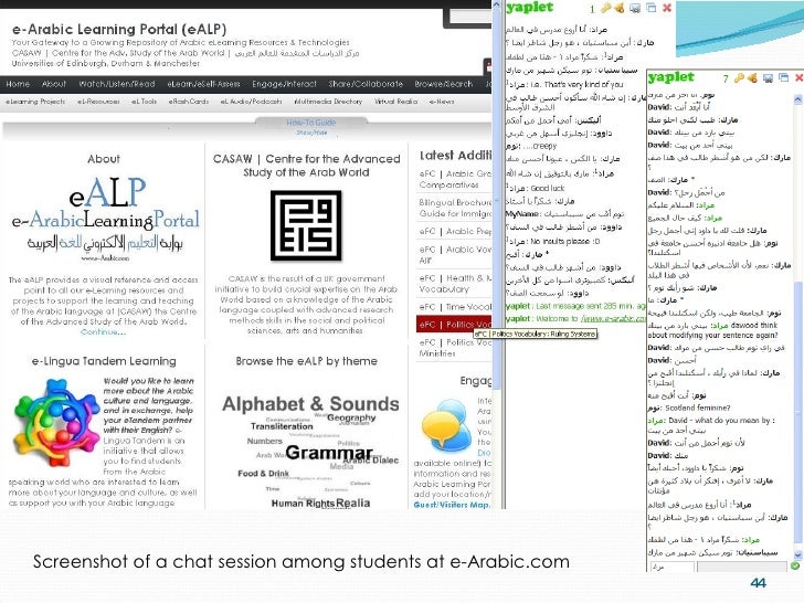 eLanguage Learning Technologies & Resources: