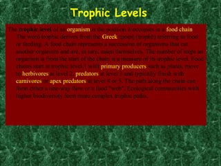 ecology and enviroment | PPT | Geography | Science