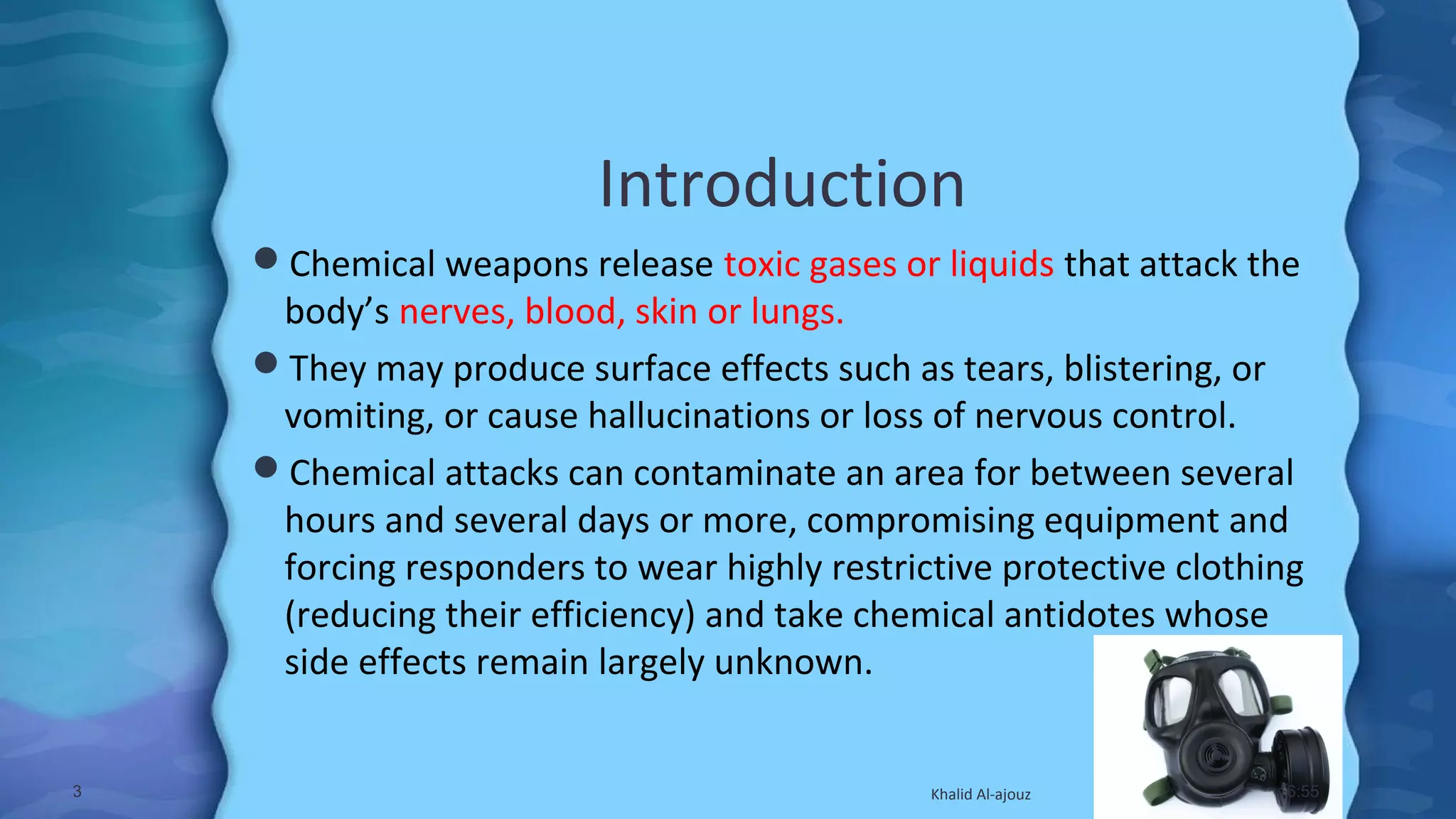 approach to chemical weapons | PPT