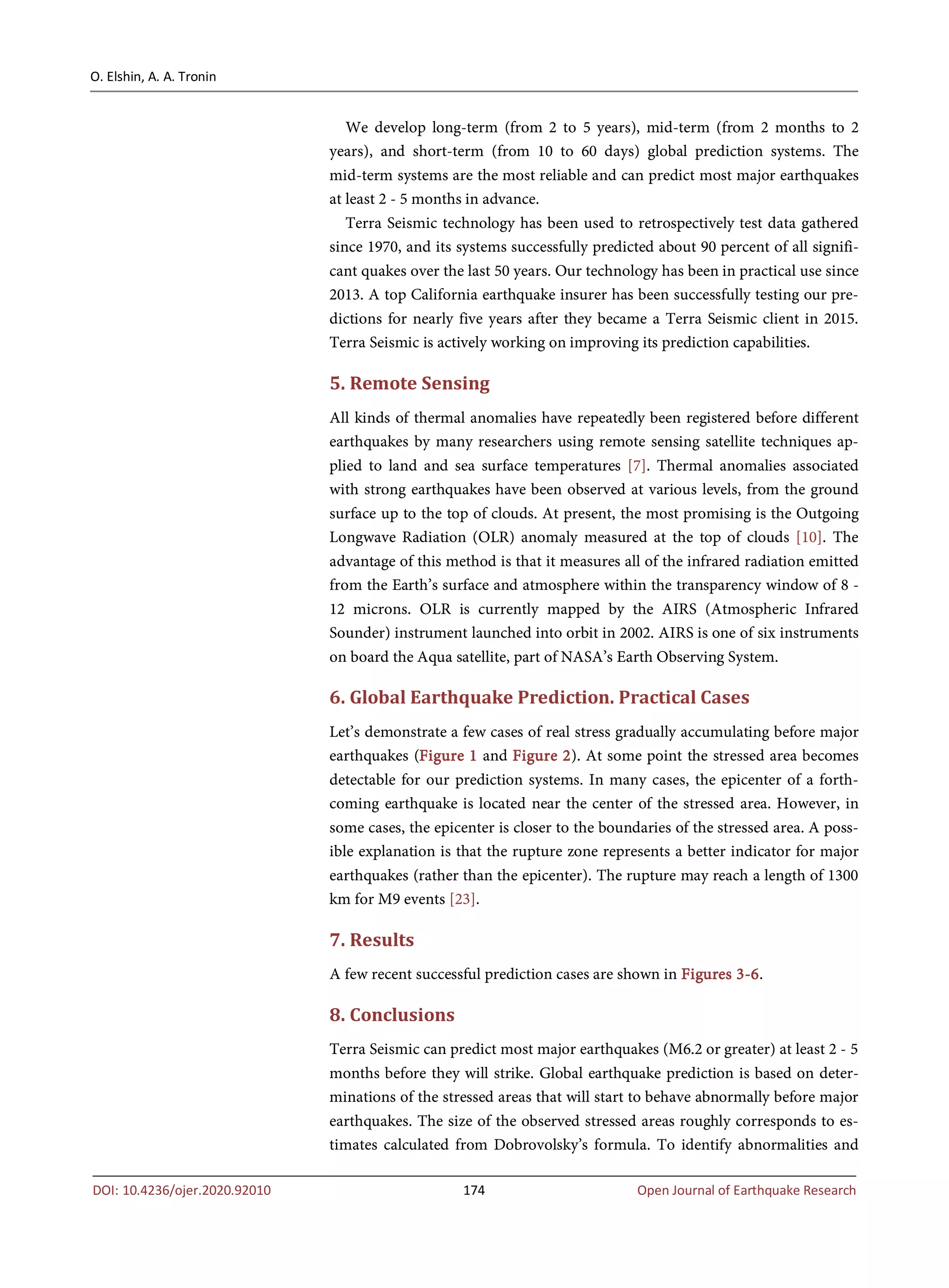 Terra Seismic : Global Earthquake Prediction Systems | PDF