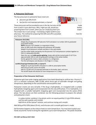 2003 pharmaceutical chemistry laboratory manual 1 | PDF