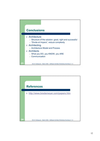 Software Architecture | PPT