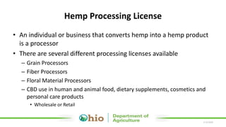 Jim Belt - Hemp Regulations | PPT