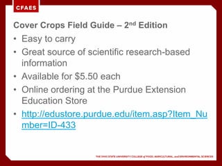 Sarah Noggle - Cover Crop Decision Tool Selector | PPT