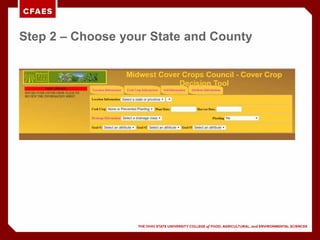 Sarah Noggle - Cover Crop Decision Tool Selector | PPT