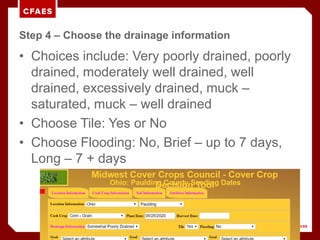 Sarah Noggle - Cover Crop Decision Tool Selector | PPT