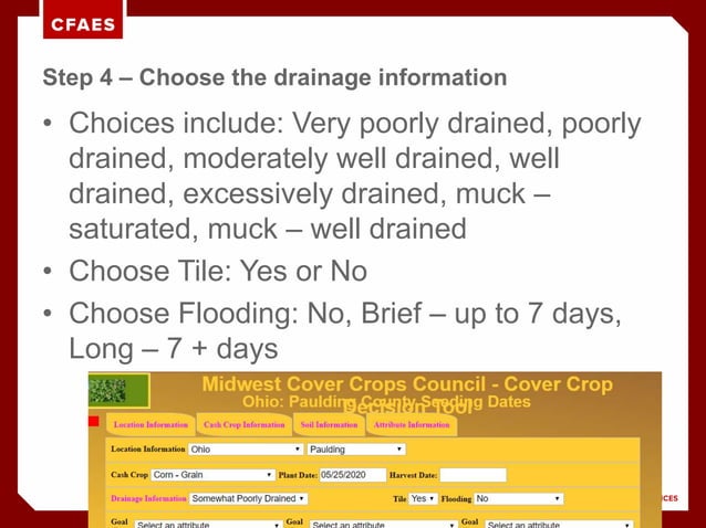 Sarah Noggle - Cover Crop Decision Tool Selector | PPT