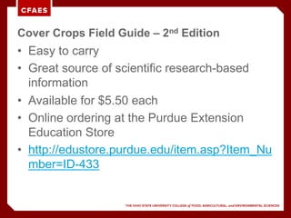 Sarah Noggle - Cover Crop Selector | PPT