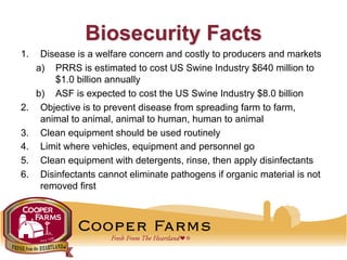 Dr. Don Davidson - Protecting Against African Swine Fever: Biosecurity ...