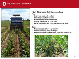 Dr. Ryan Haden - Interseeding Cover Crops into Corn and Soybeans | PDF