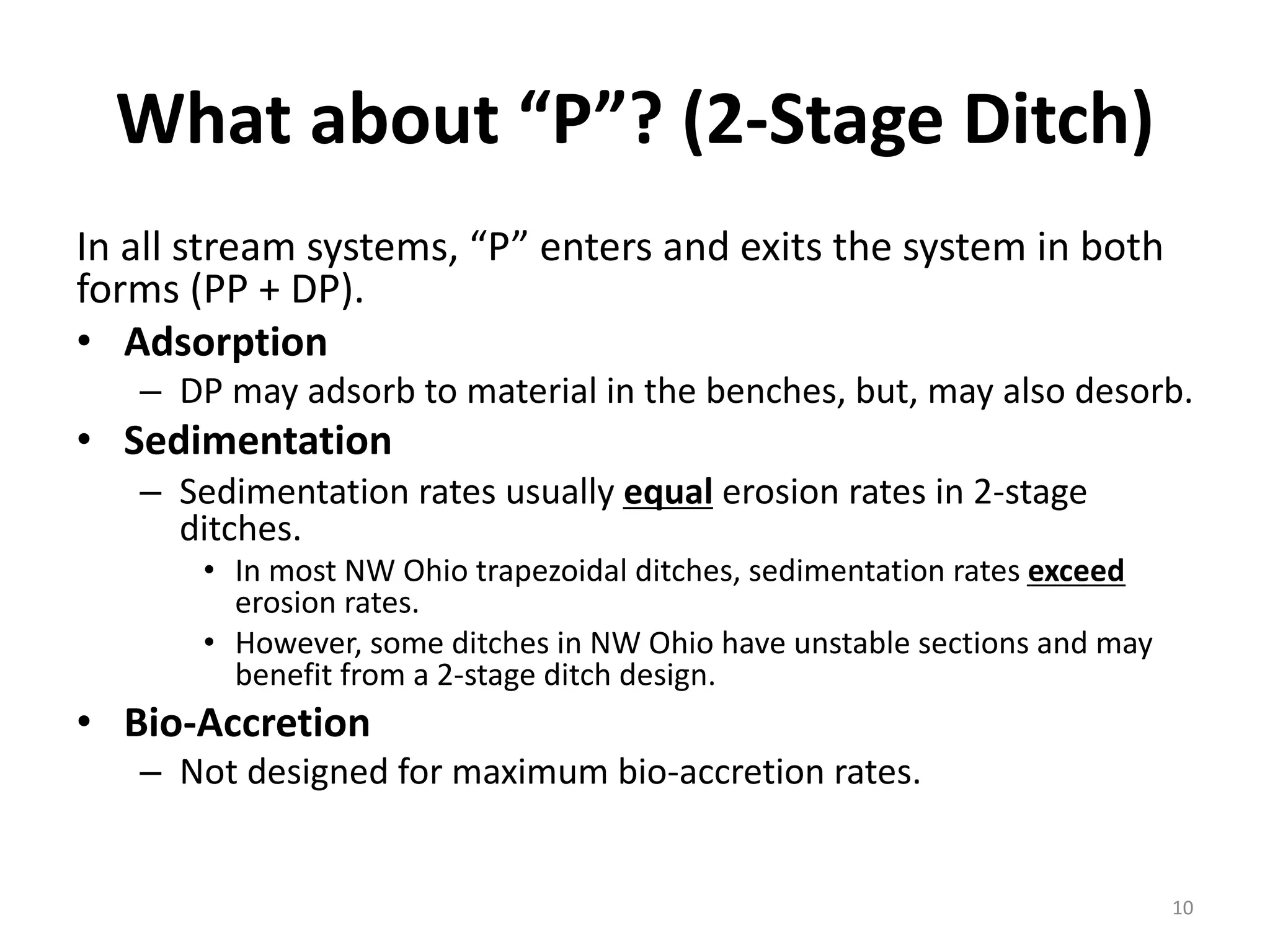 Justin McBride - New Conservation Practices: Cascading Waterways ...