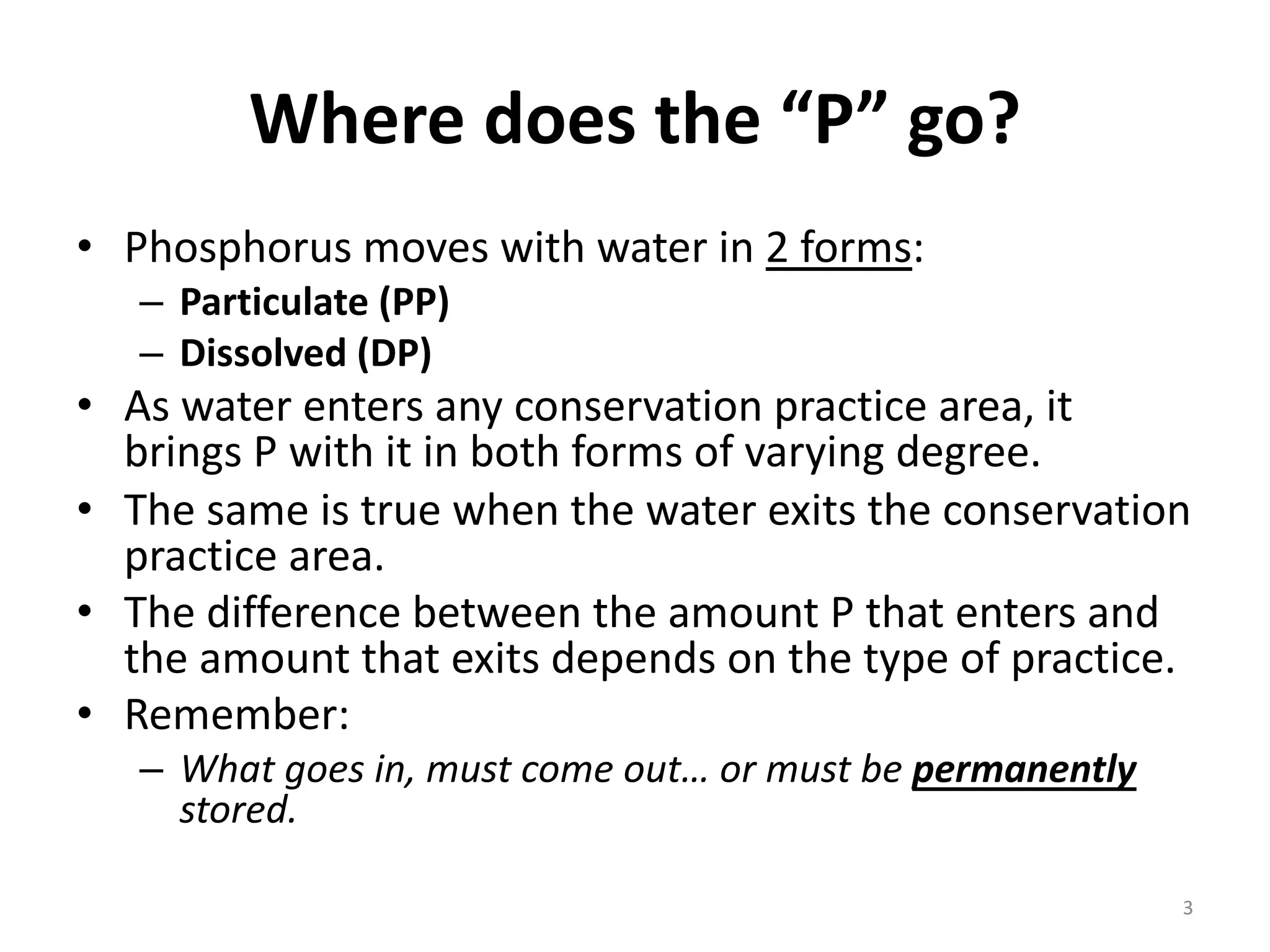 Justin McBride - New Conservation Practices: Cascading Waterways ...