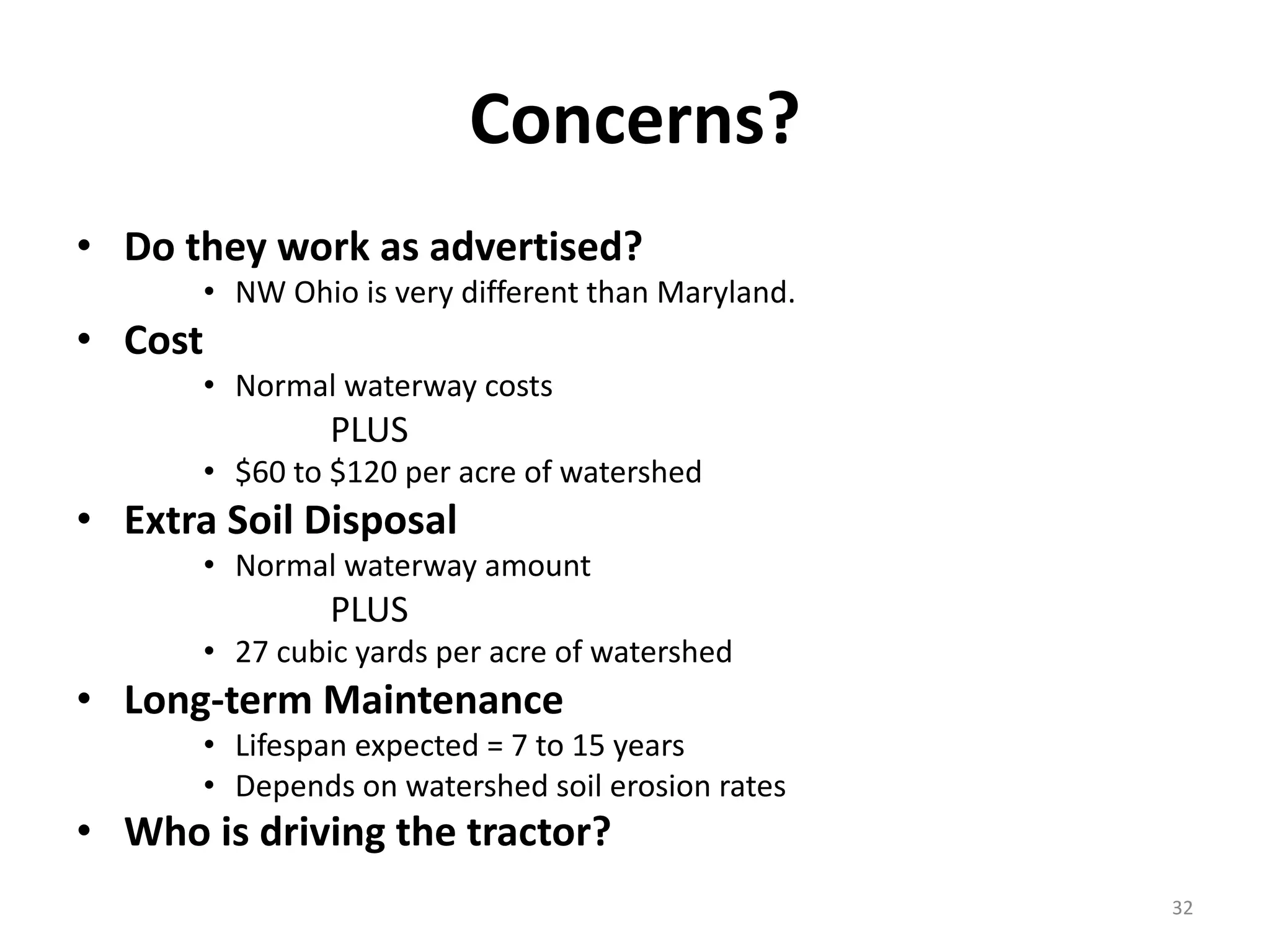 Justin McBride - New Conservation Practices: Cascading Waterways ...
