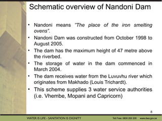 WaterProvision for Nandoni and De Hoop Dam in Limpopo | PPTX