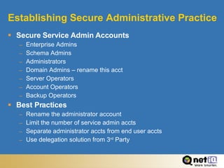 200308 Active Directory Security | PPT