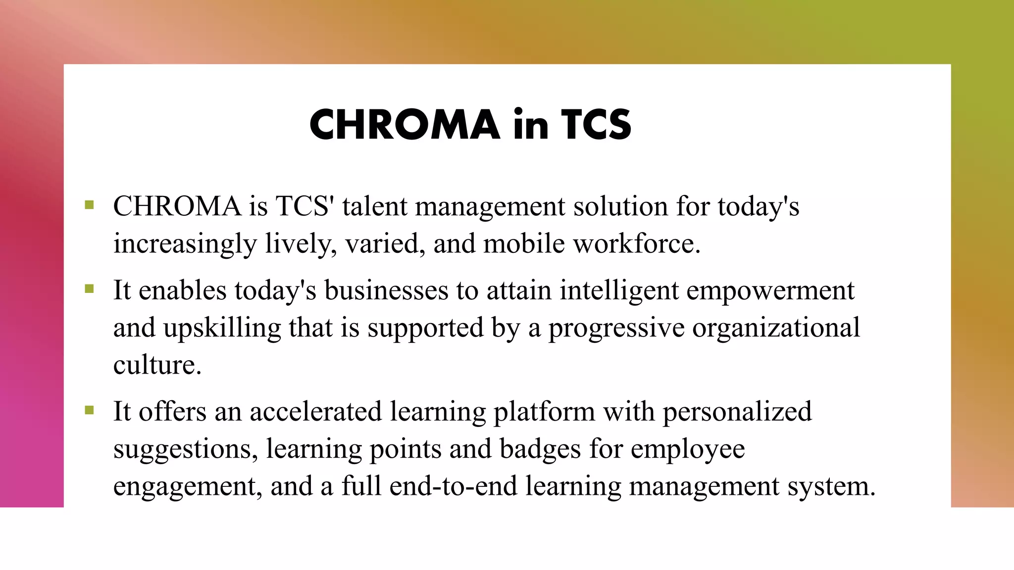 Talent management practices of TCS | PPTX