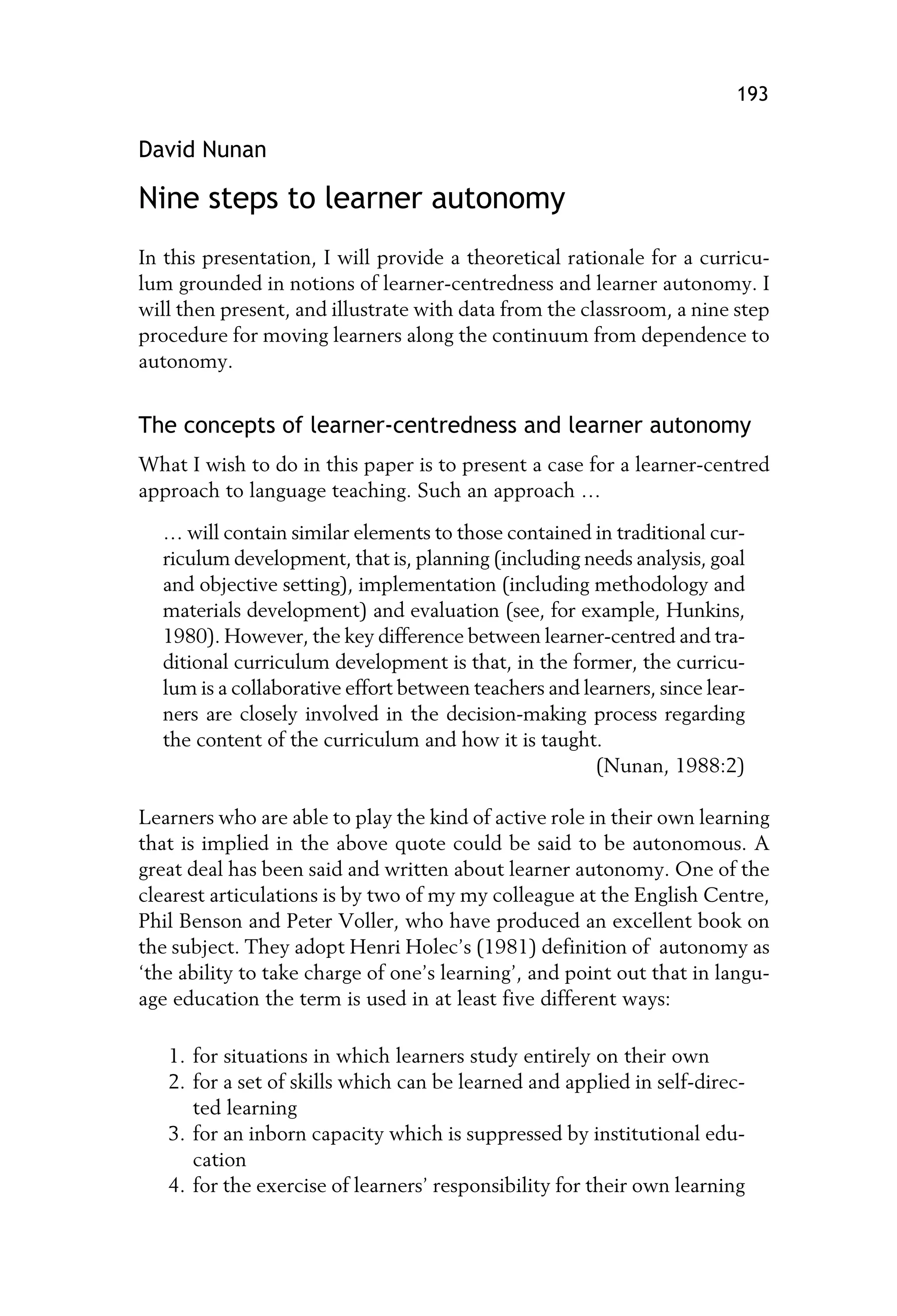 NINE STEPS TO LEARNER AUTONOMY DAVID NUNANng.pdf