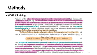 KDGAN: Knowledge Distillation with Generative Adversarial Networks | PPT