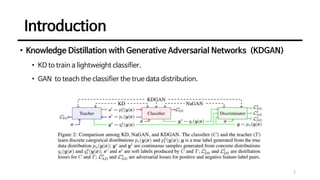KDGAN: Knowledge Distillation with Generative Adversarial Networks | PPT