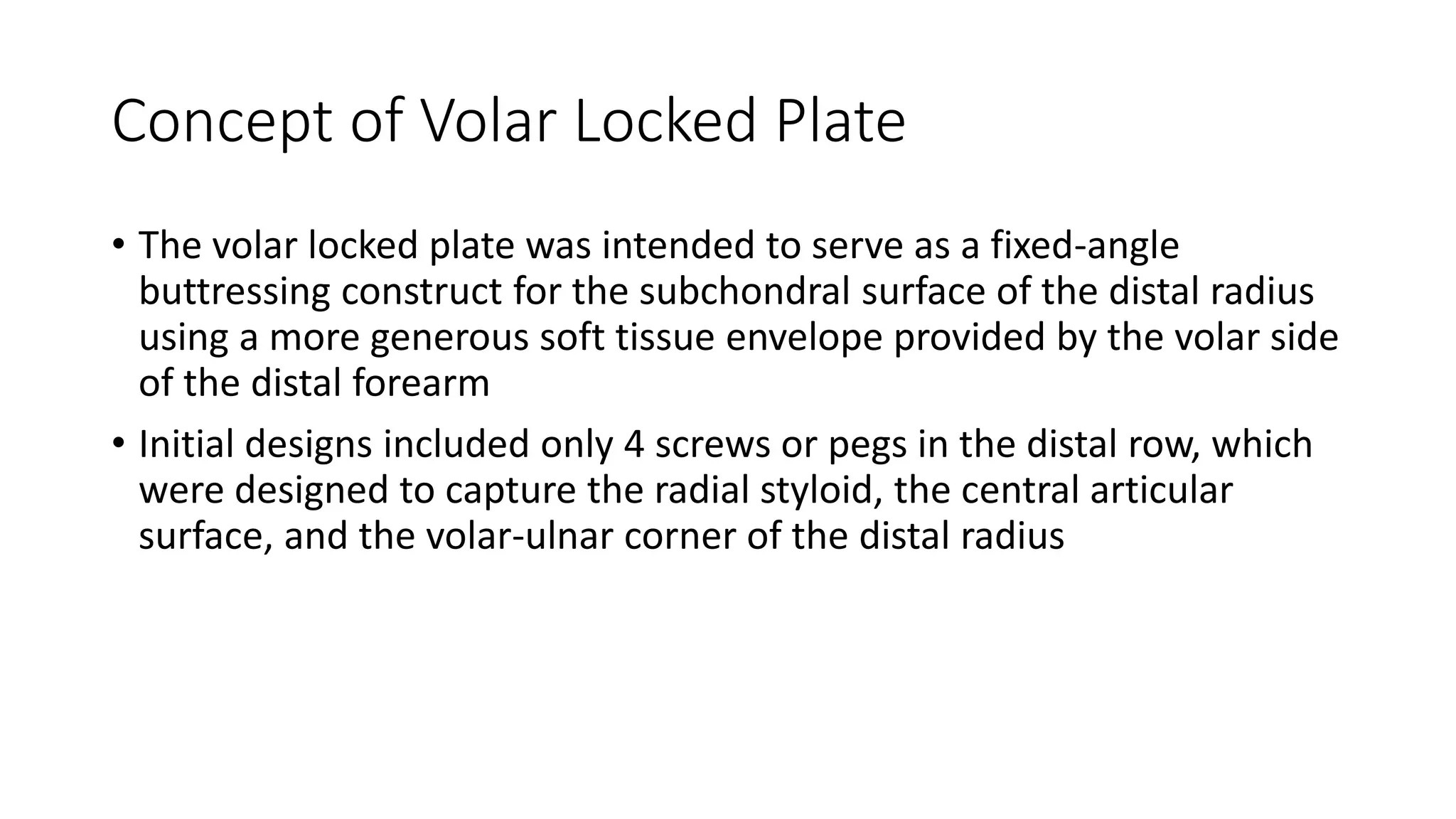 200331 Volar plate fixation for distal radius | PPTX