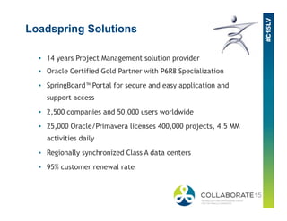 Maintaining the full primavera suite at a large construction company | PDF