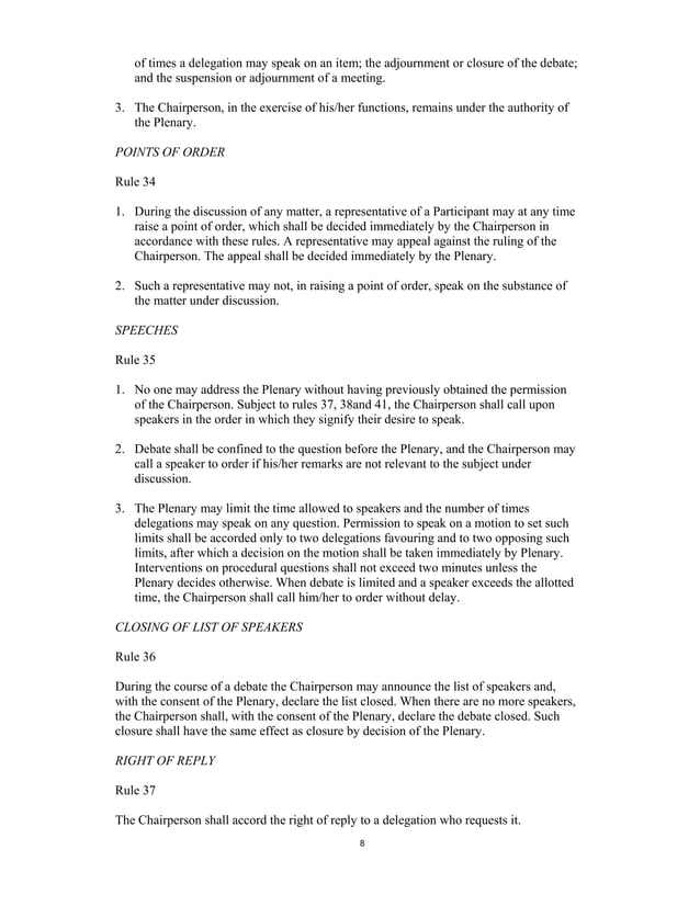 2003 Administrative Decision Kimberley Process Rules of Procedure ...