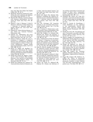 Concurrent oral shedding of feline calicivirus and herpesvirus 1 in cats with chronic ...