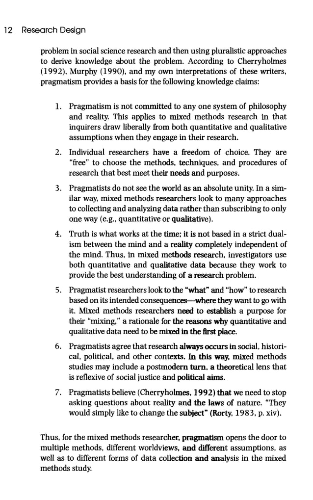 2003 creswell a framework for design | PDF