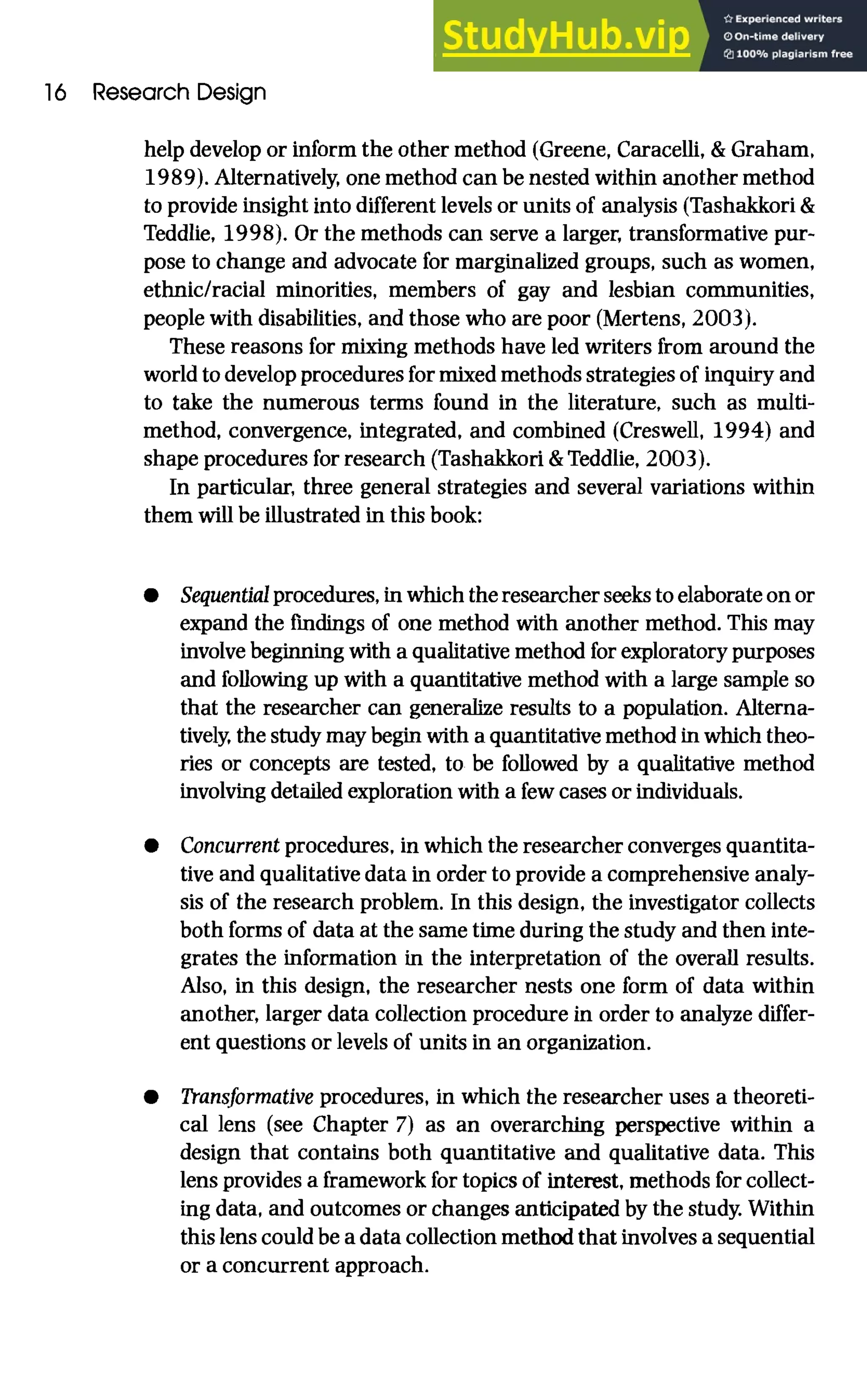 2003 Creswell A Framework For Design | PDF