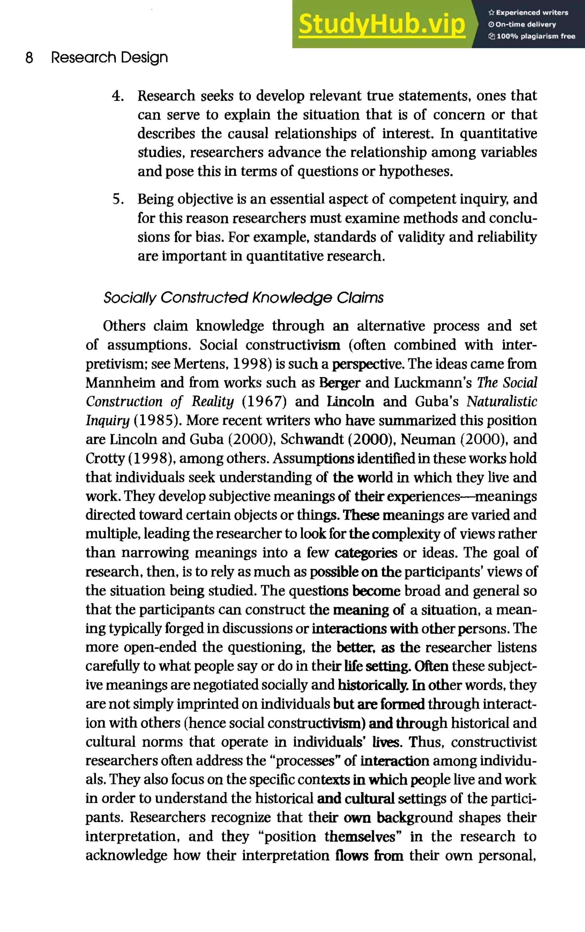 2003 Creswell A Framework For Design | PDF