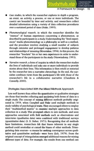 2003 Creswell A Framework For Design | PDF