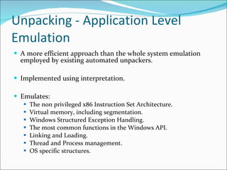 Malware Classification Using Structured Control Flow | PPT