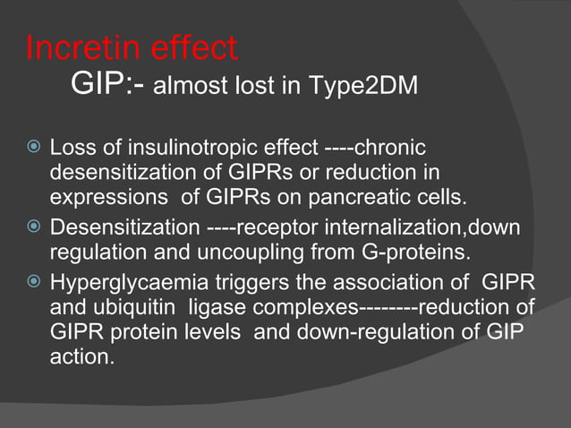 2003 role of incretins in glucose homeostasis and diabetes | PPT ...