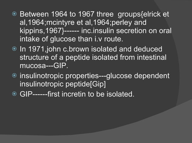 2003 role of incretins in glucose homeostasis and diabetes | PPT ...