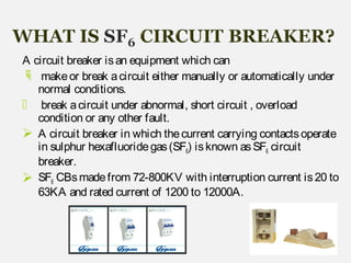 SF6 CIRCUIT BREAKER | PPS