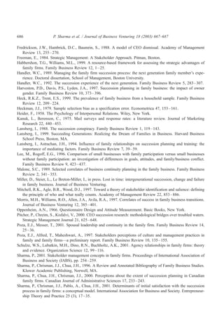 2003 sharma, chrisman, chua | PDF | Business Administration | Business