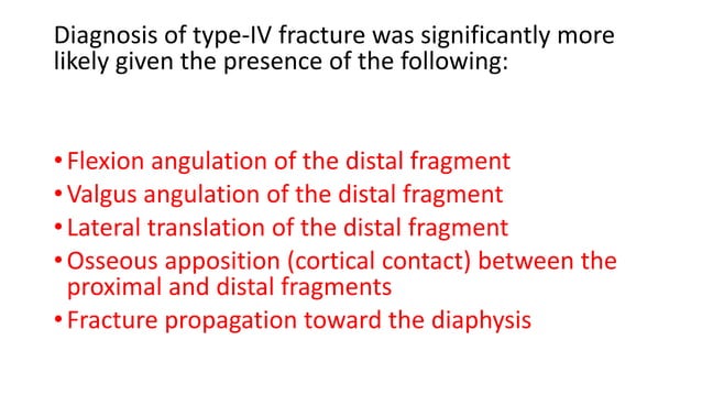 200402 Pediatric Gartland type IV Supracondylar humeral fractures | PPT