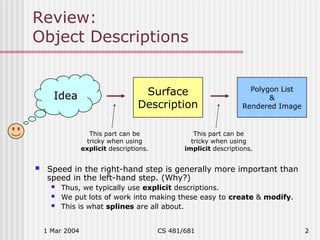 Bézier curves & Surfaces Glenn G.chappell | PPT