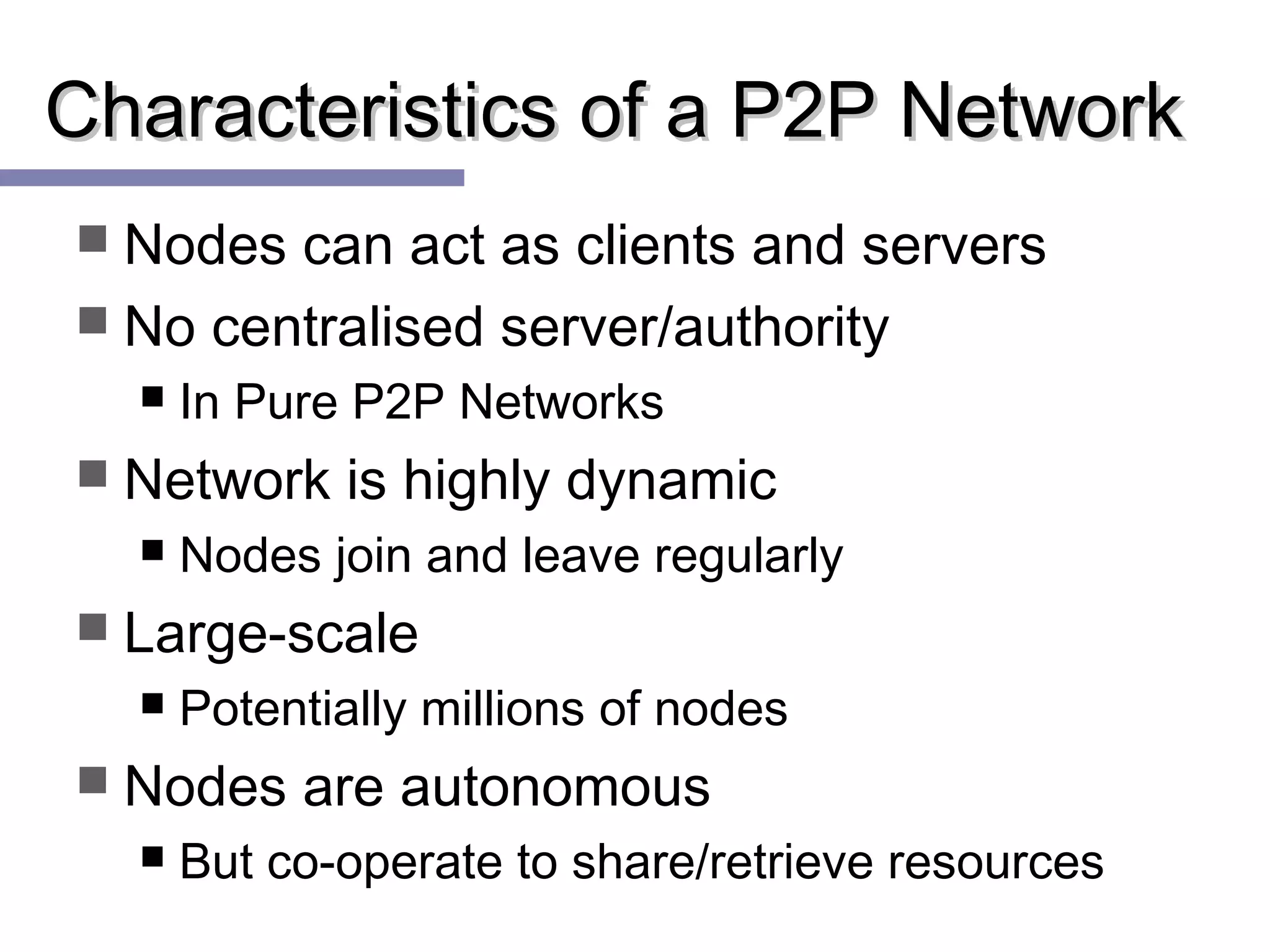 Lecture: Software Agents and P2P | PPT
