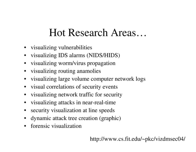 Network Security Data Visualization | PDF