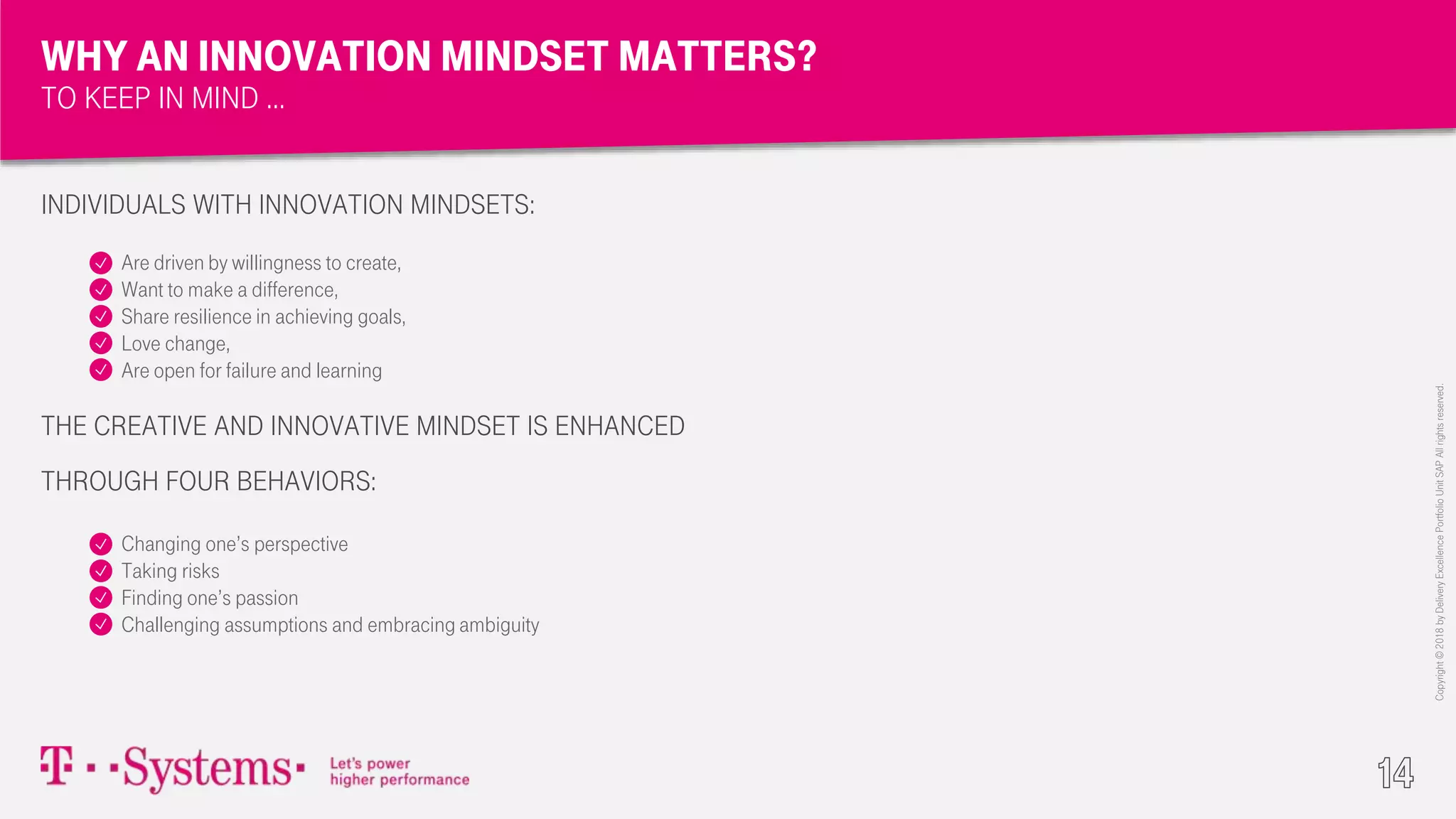 Operational Excellence starts with the right mindset | PPTX