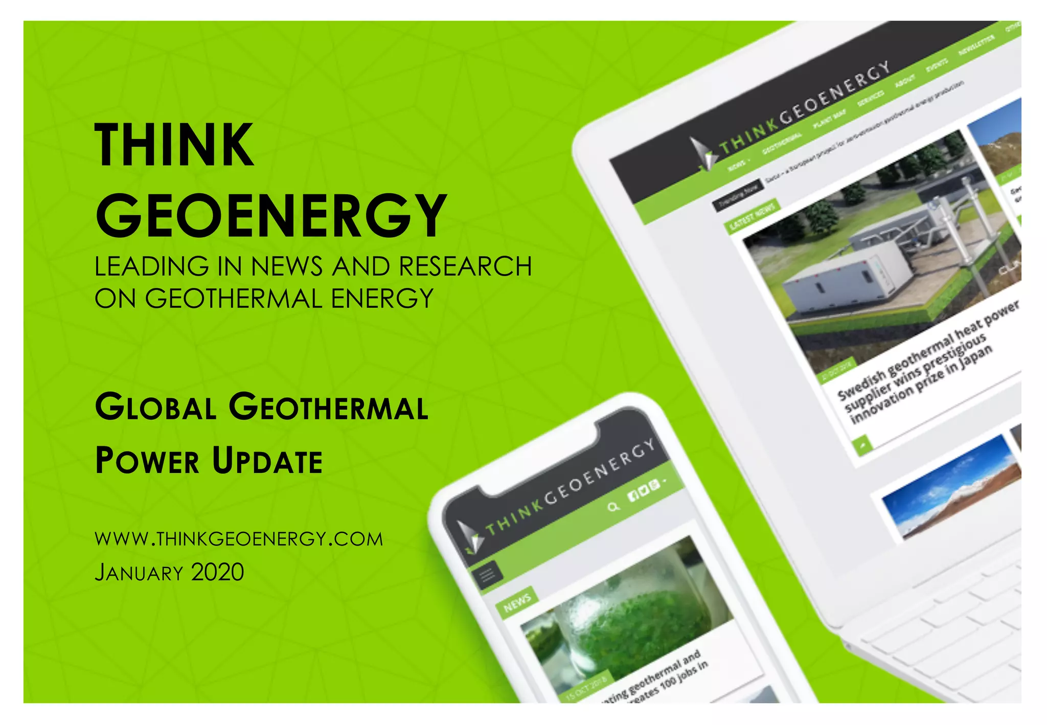 Global Geothermal Power Market Overview April 2020 | PDF
