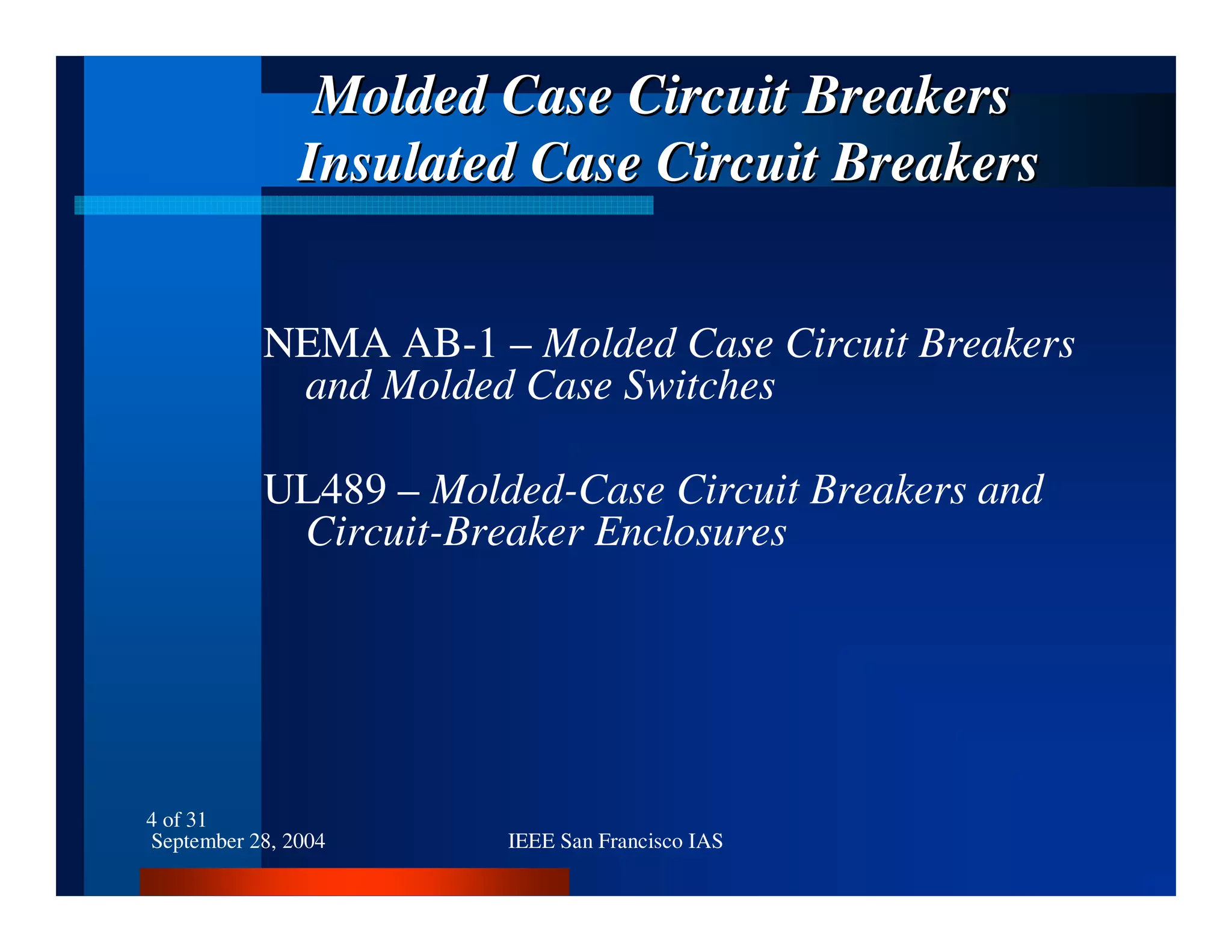 Circuit Breakers Interrupting Capacity and Short-Time Current Rating | PDF