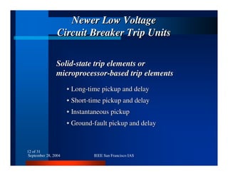 Circuit Breakers Interrupting Capacity and Short-Time Current Rating | PDF