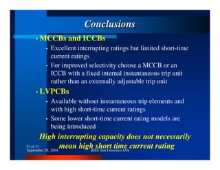 Circuit Breakers Interrupting Capacity and Short-Time Current Rating | PDF
