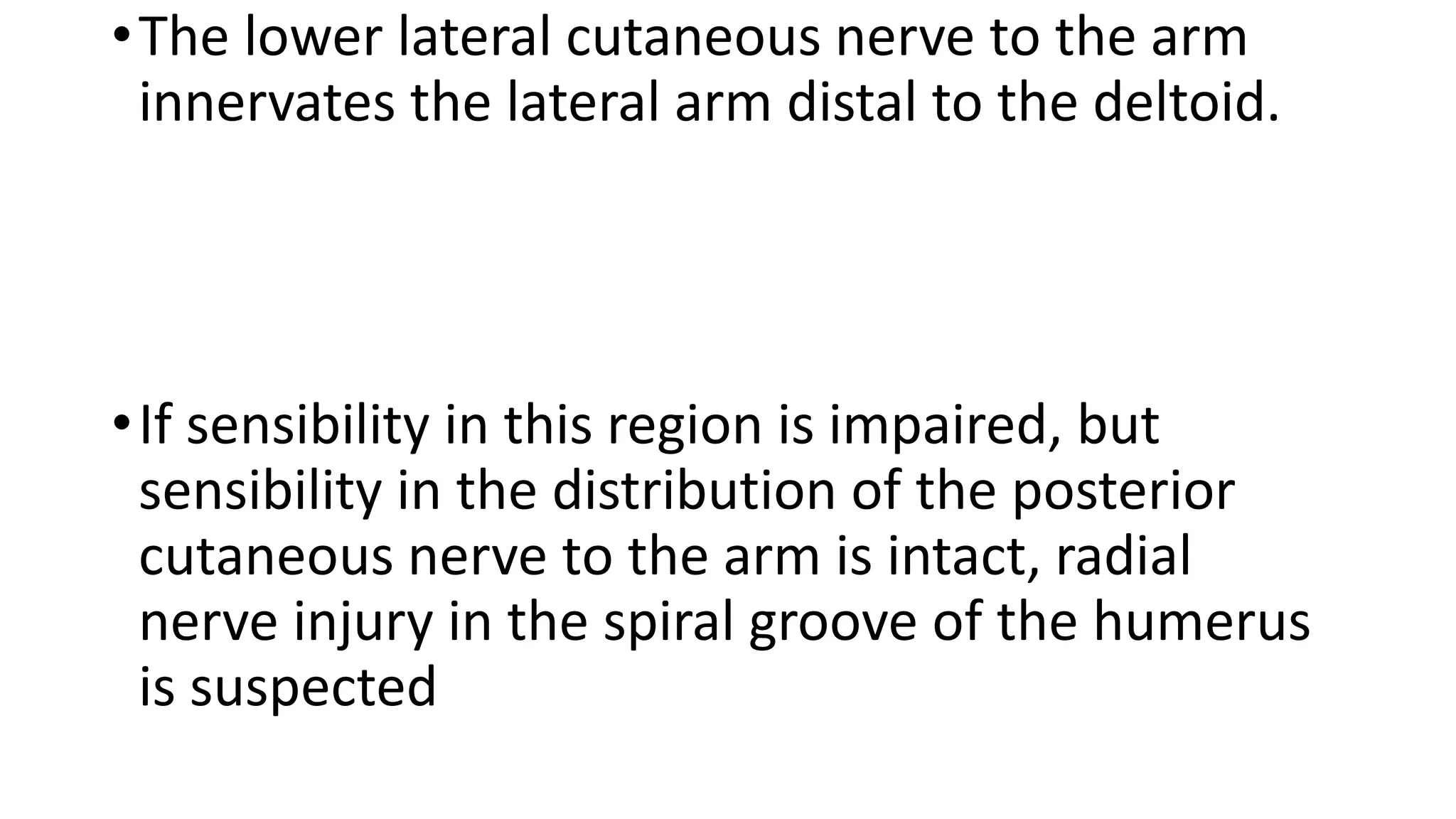 Examination in compressive neuropathies of the radial nerve | PPTX