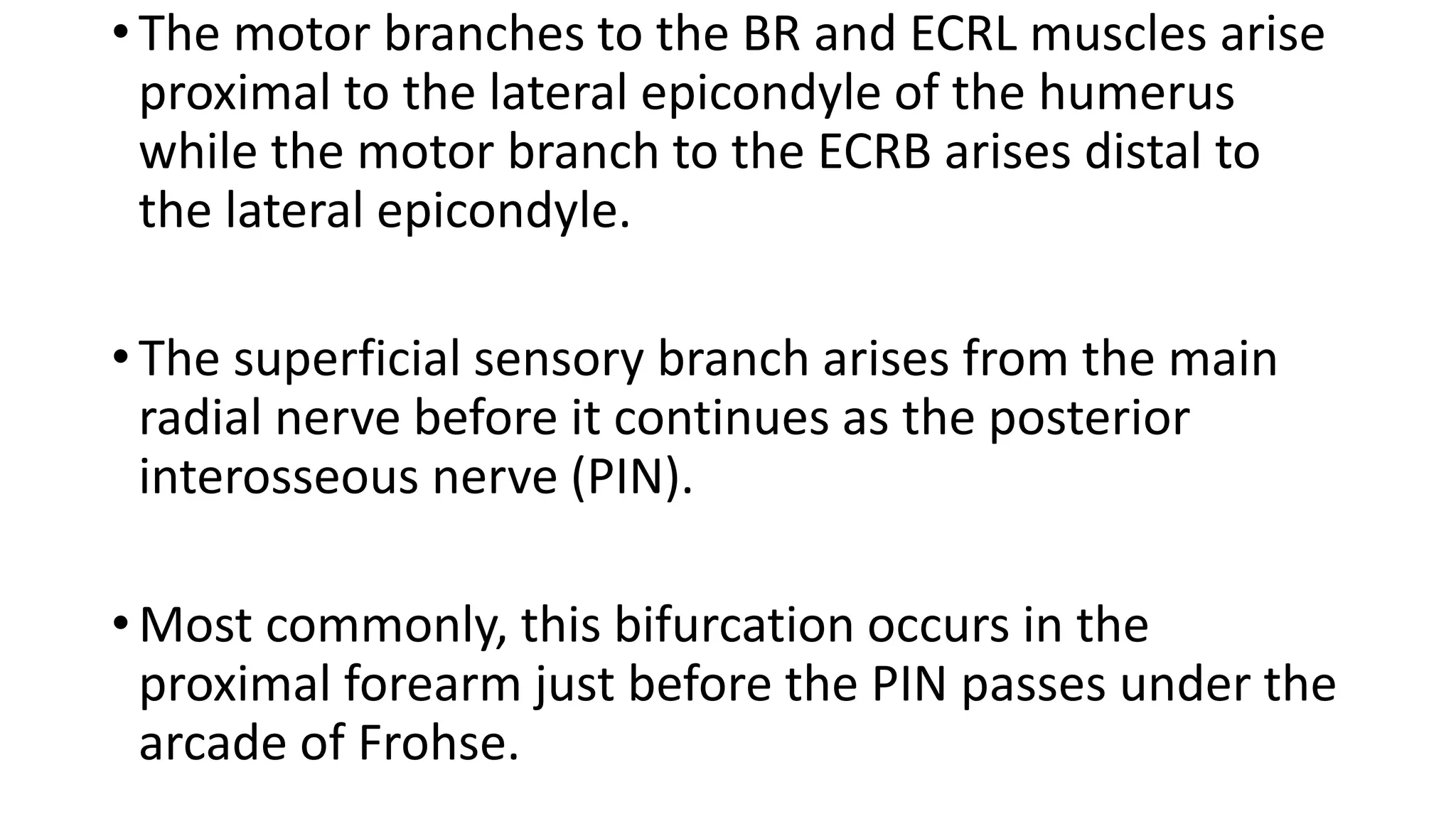 Examination in compressive neuropathies of the radial nerve | PPTX