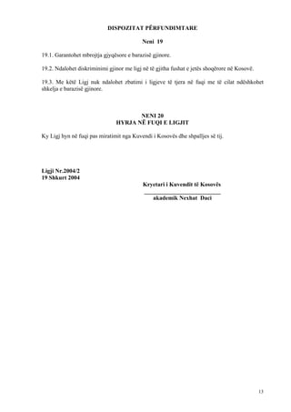 2004 2 al.pdf- ligji per barazi gjinore | PDF