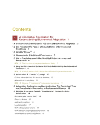 (Original PDF) Biochemical Adaptation Response to Environmental | PDF