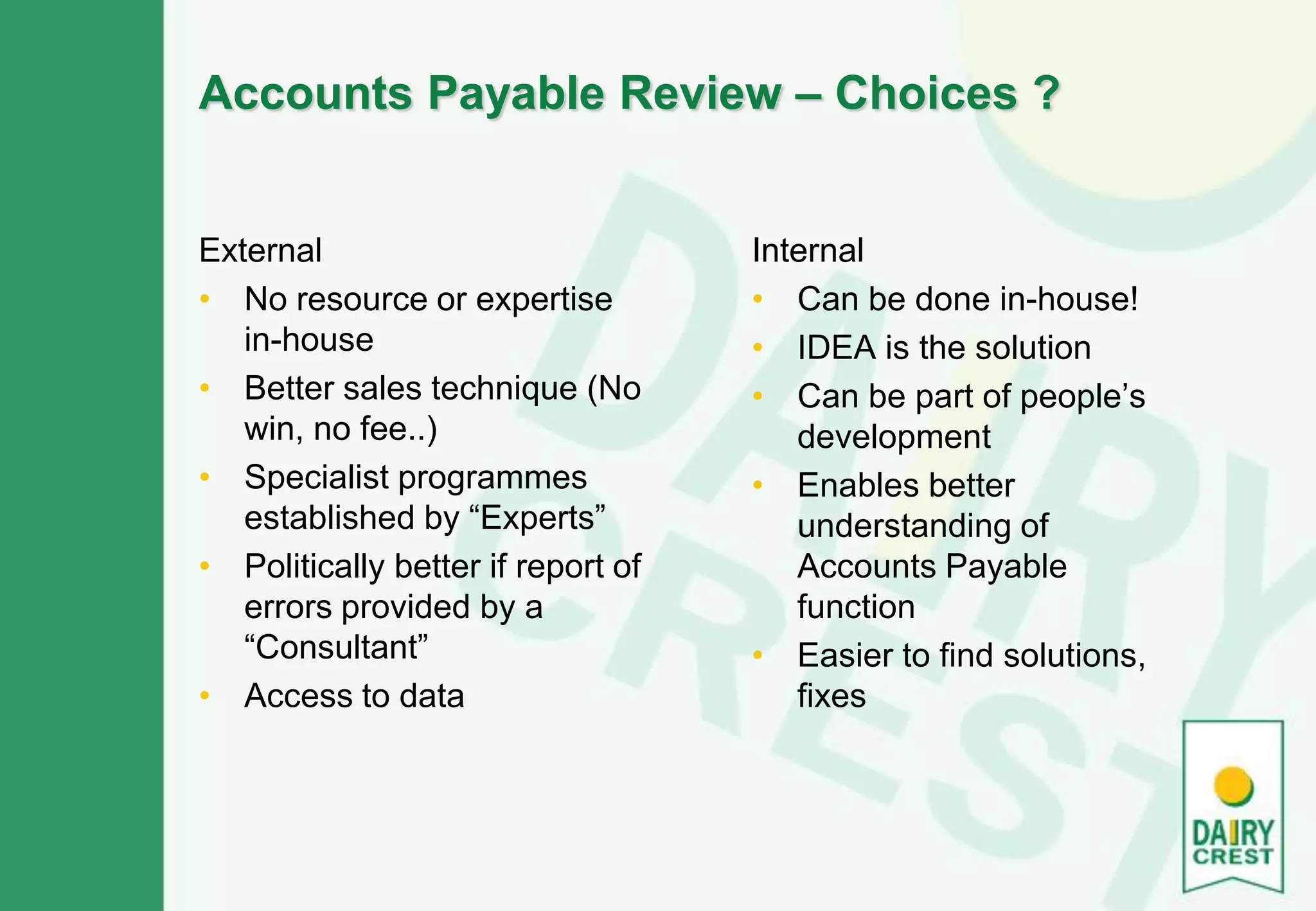 Duplicate Payment Detection using IDEA | PDF